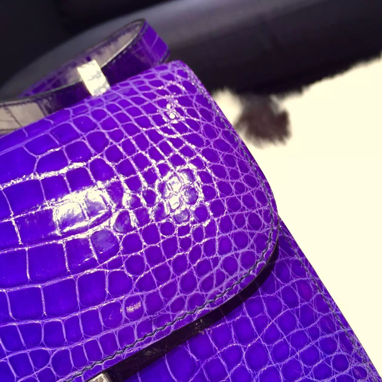 Best Hermes Constance 23cm Matte Alligator Crocodile Original Leather ...