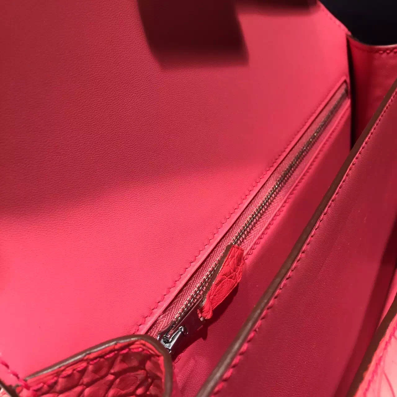 Replica Best Hermes Constance 23cm Matte Alligator Crocodile Original ...