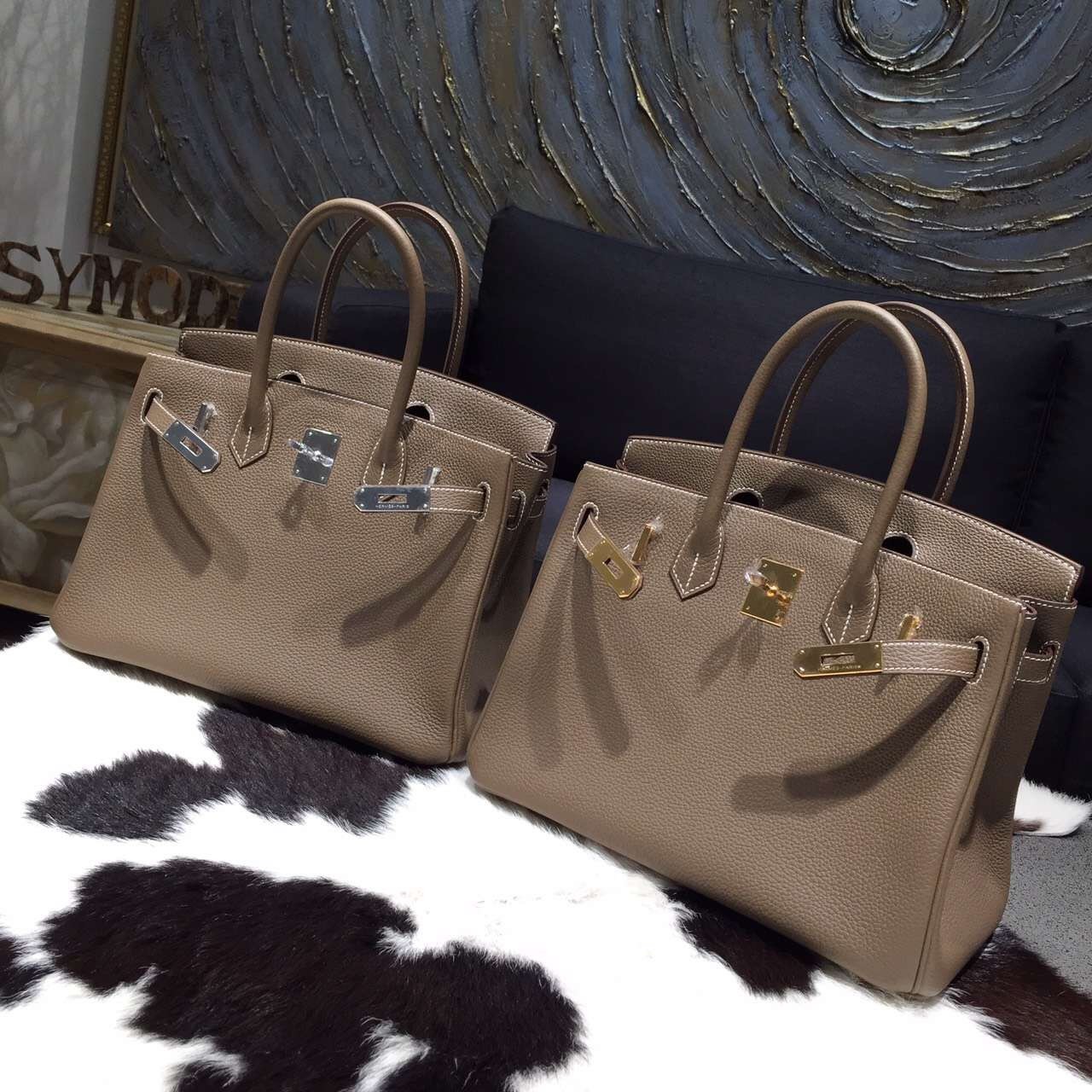 Replica Hermes Birkin 30cm Togo Calfskin Bag Original Leather ...